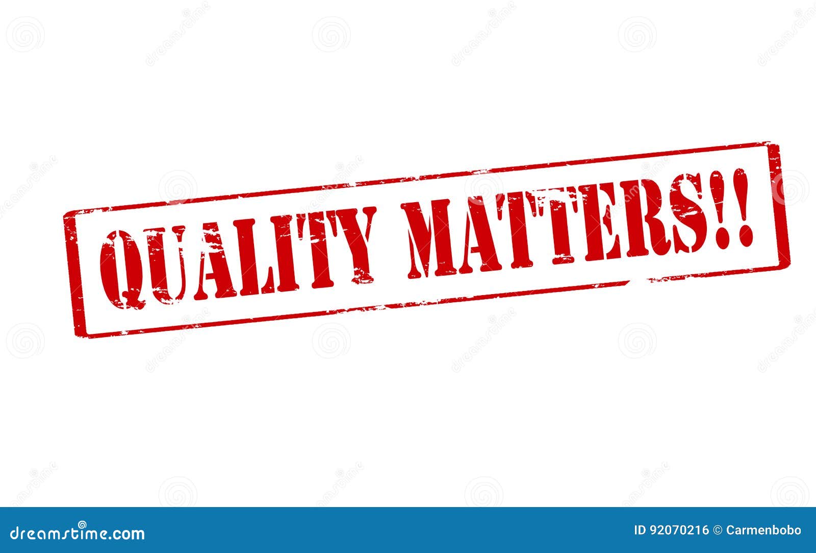 Quality matters stock illustration. Illustration of grungy - 92070216