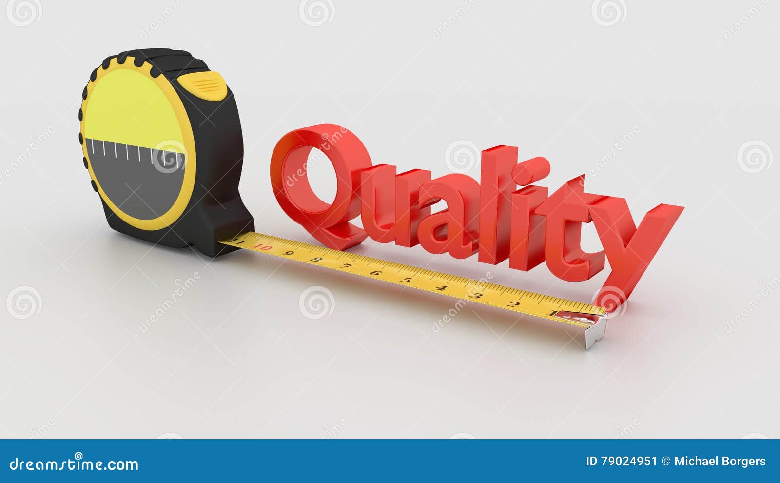 Quality Measurement Concept with Tape Isolated on White Stock ... Quality Measurement Concept with Tape Isolated on White Stock ...