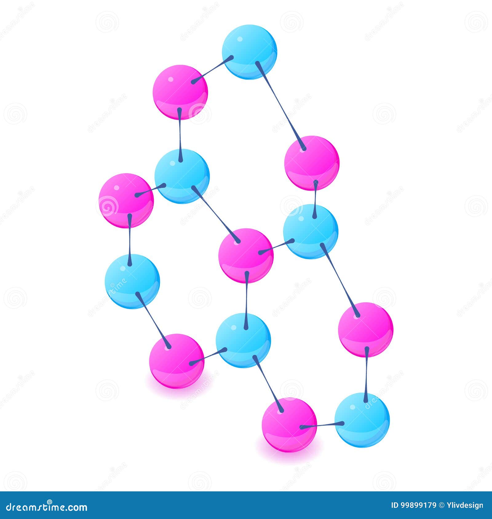 Quality Molecule Icon, Isometric 3d Style Stock Vector - Illustration ...