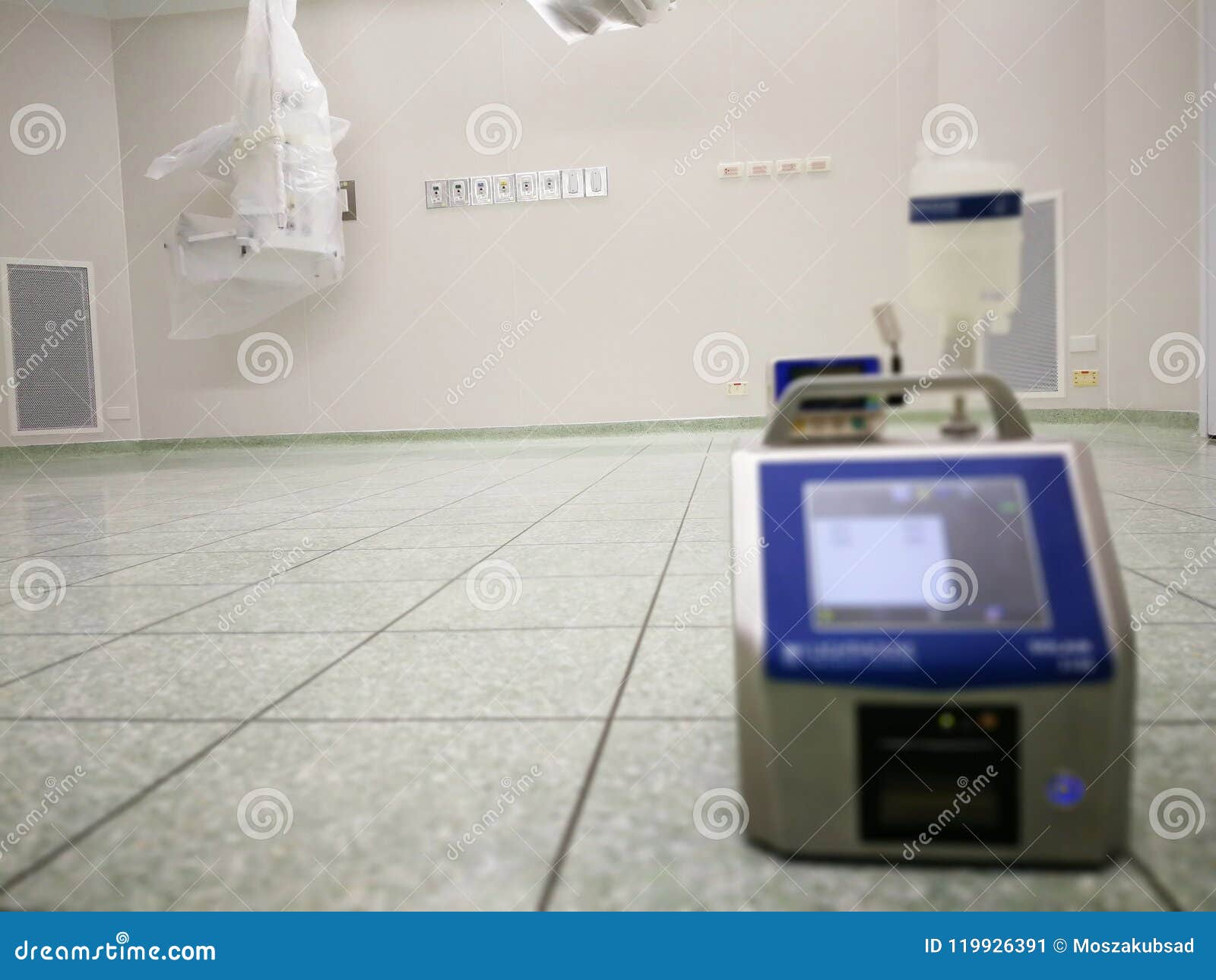Quality Particle Counters - Clean Room Testing in Operating Room Stock ...