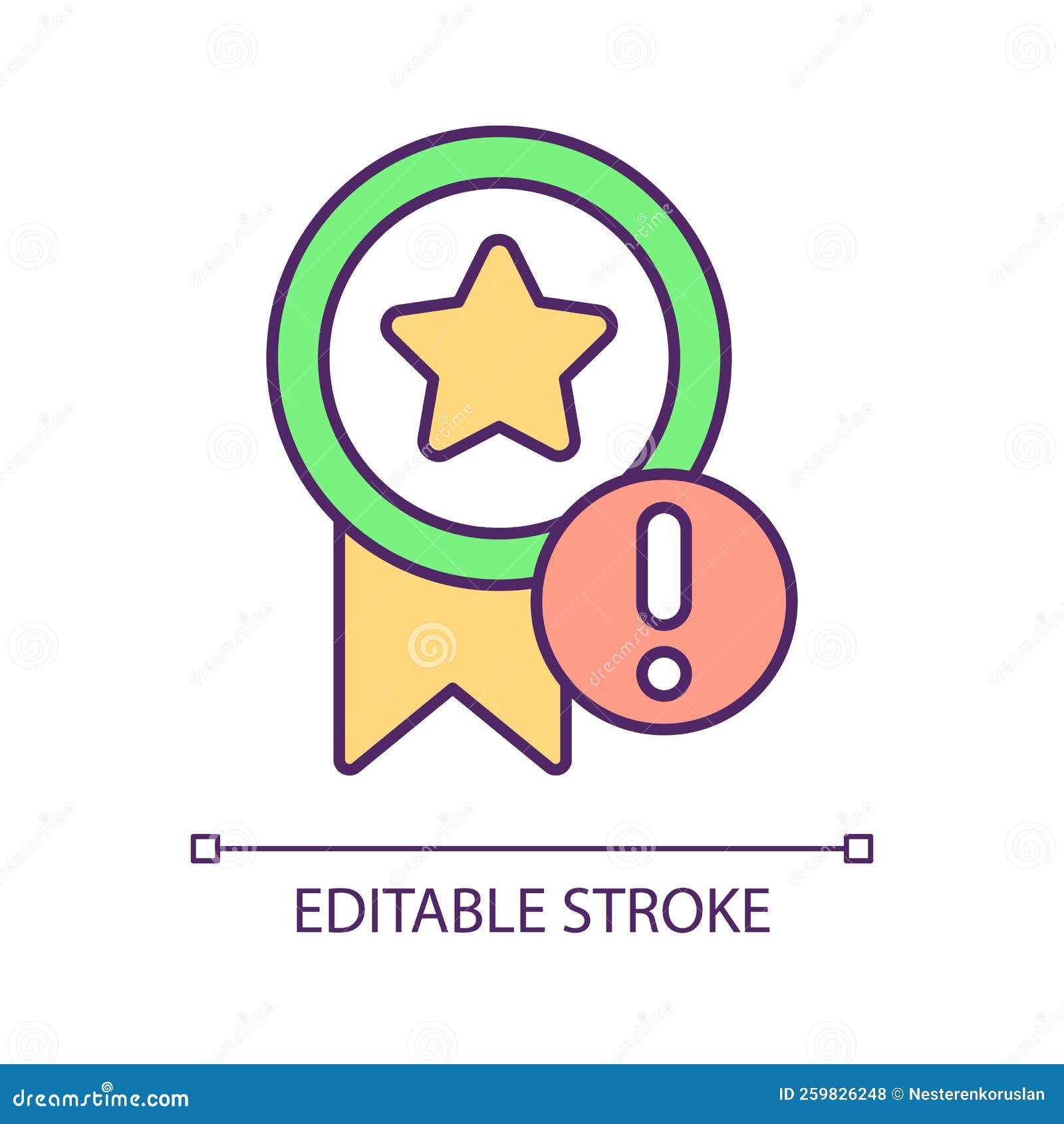 Quality Requirements Issues RGB Color Icon Stock Vector - Illustration ...