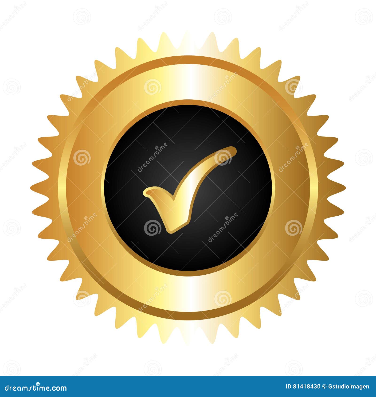 Quality Seal Guaranteed Icon Stock Vector - Illustration of badge ...