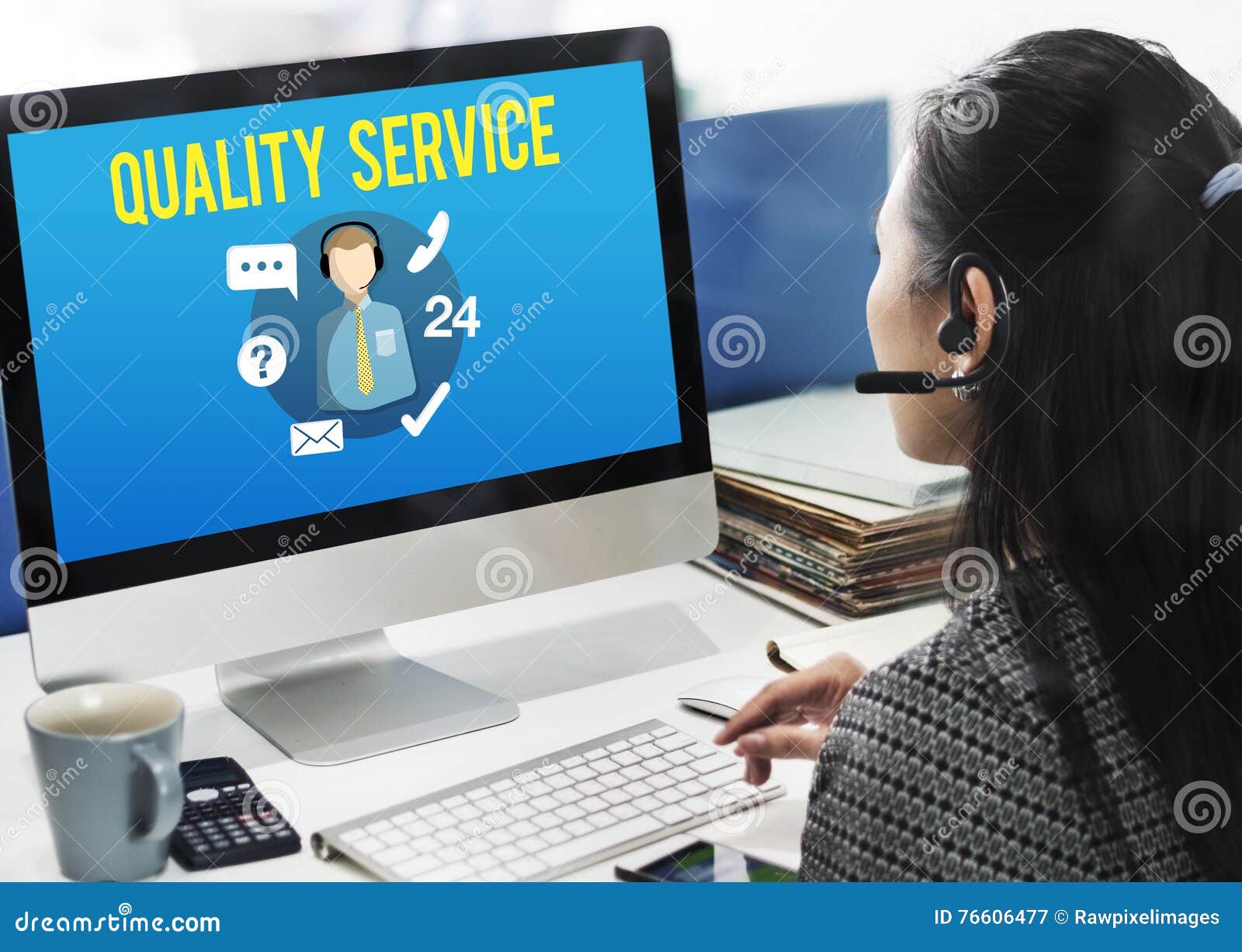 Quality Service Assistance Care Customer Concept Stock Image - Image of ...