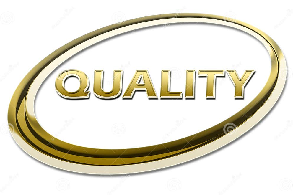 Quality sign symbol stock illustration. Illustration of mark - 1803196