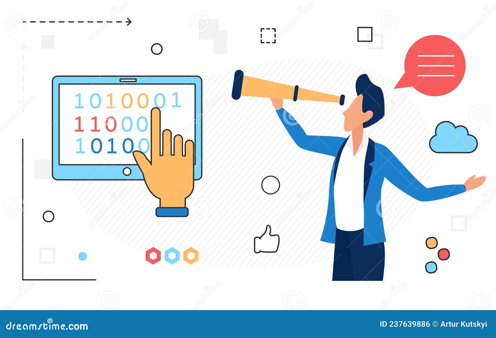 Quality Software Engineer Testing Development Code Stock Illustration ...