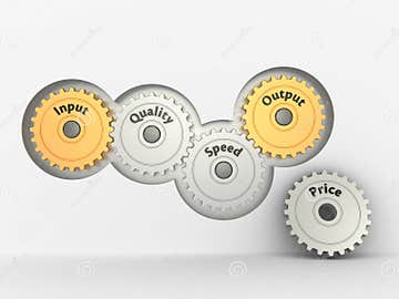 Quality, Speed & Price Anomaly Stock Illustration - Illustration of ...
