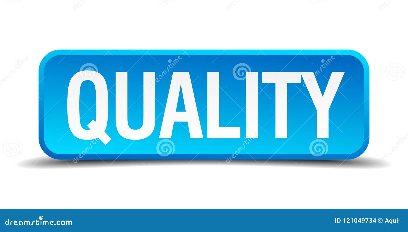 Quality button stock vector. Illustration of element - 121049734