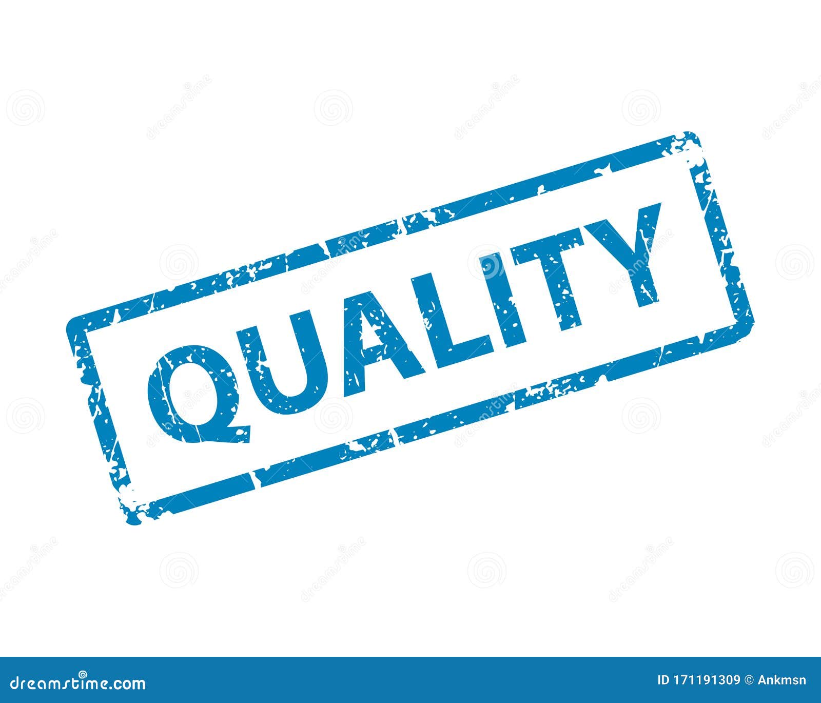 Quality Stamp Vector Texture. Rubber Cliche Imprint Stock Vector ...