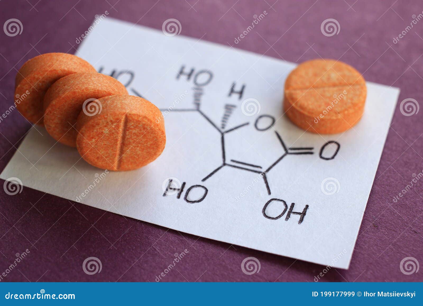 Quality Tablets of Ascorbic Acid. Stock Image - Image of ascorbic ...