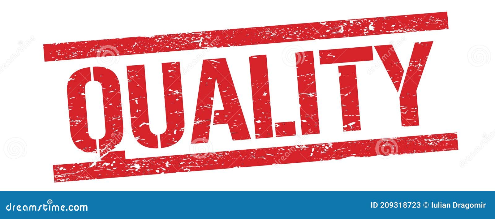 QUALITY Text on Red Vintage Lines Stamp Stock Illustration ...