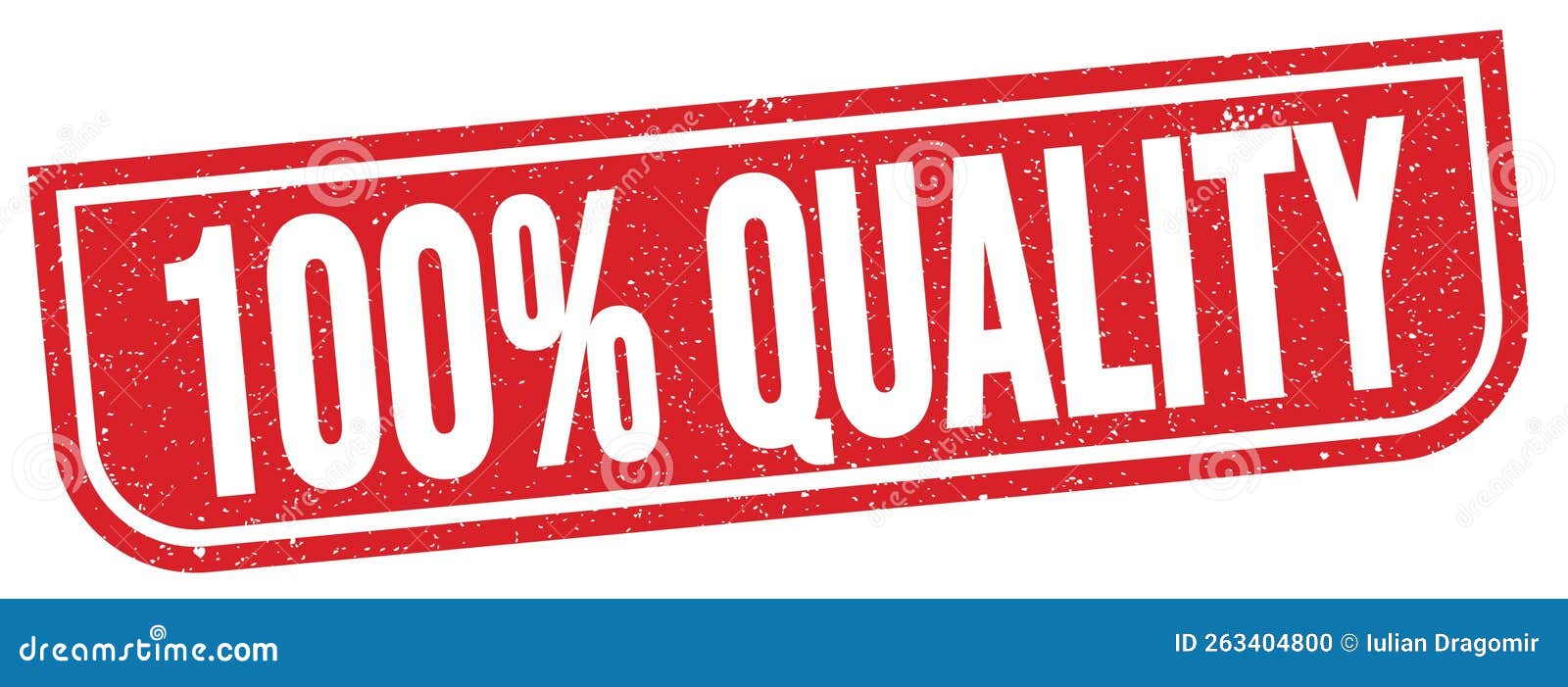 100 QUALITY Text Written on Red Stamp Sign Stock Photo - Image of seal ...