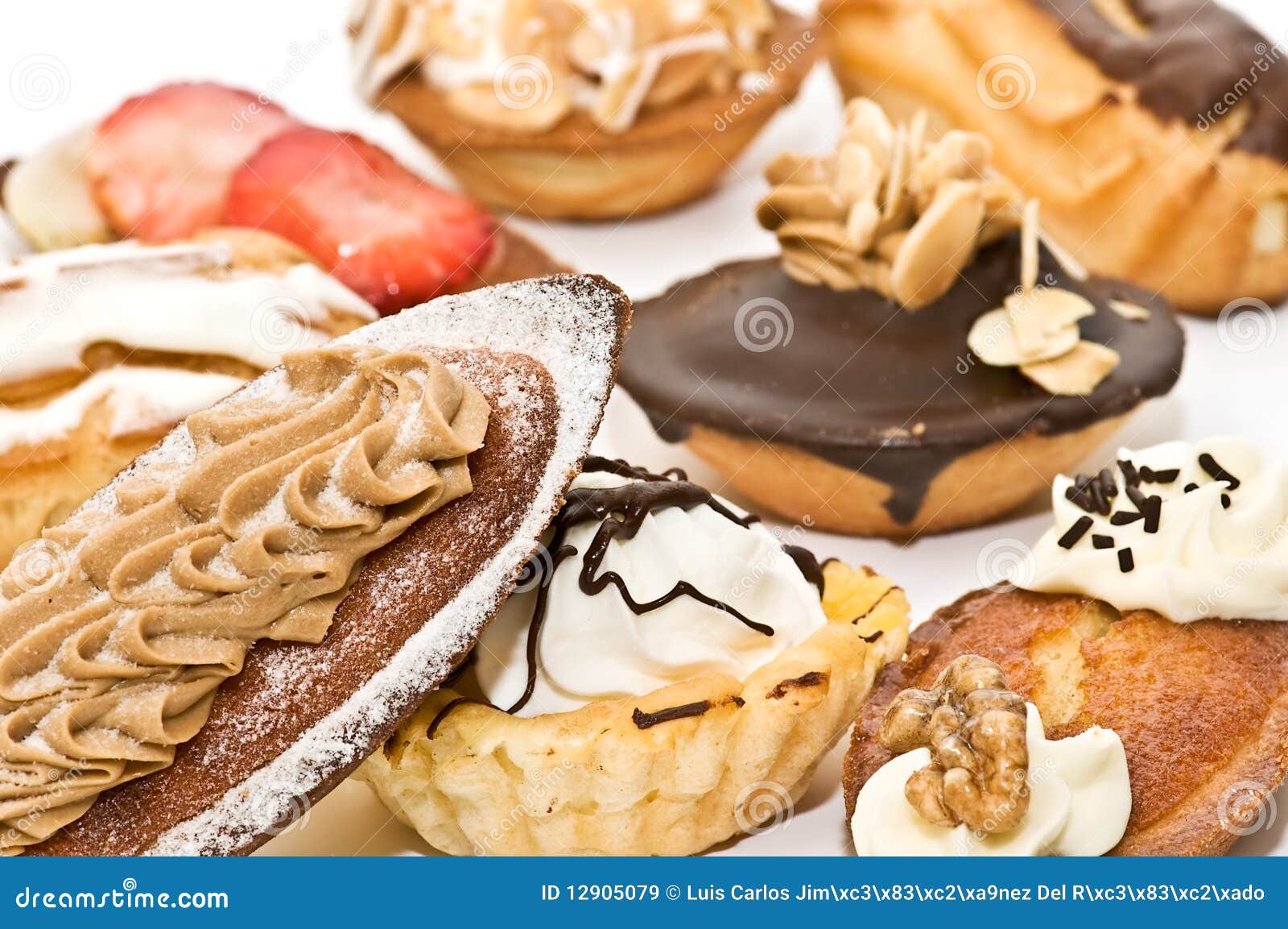 Quality variety of cakes stock image. Image of desserts - 12905079