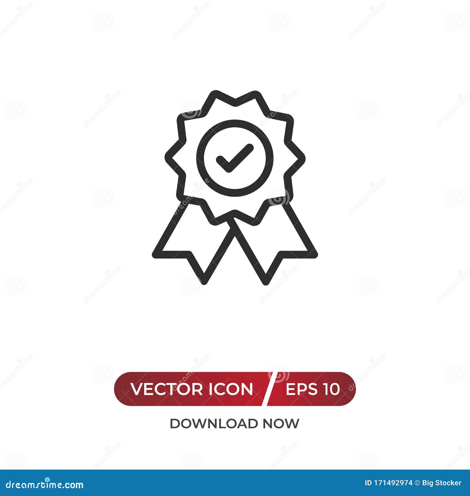 Quality Vector Icon. Award in Modern Design Style for Web Site and ...