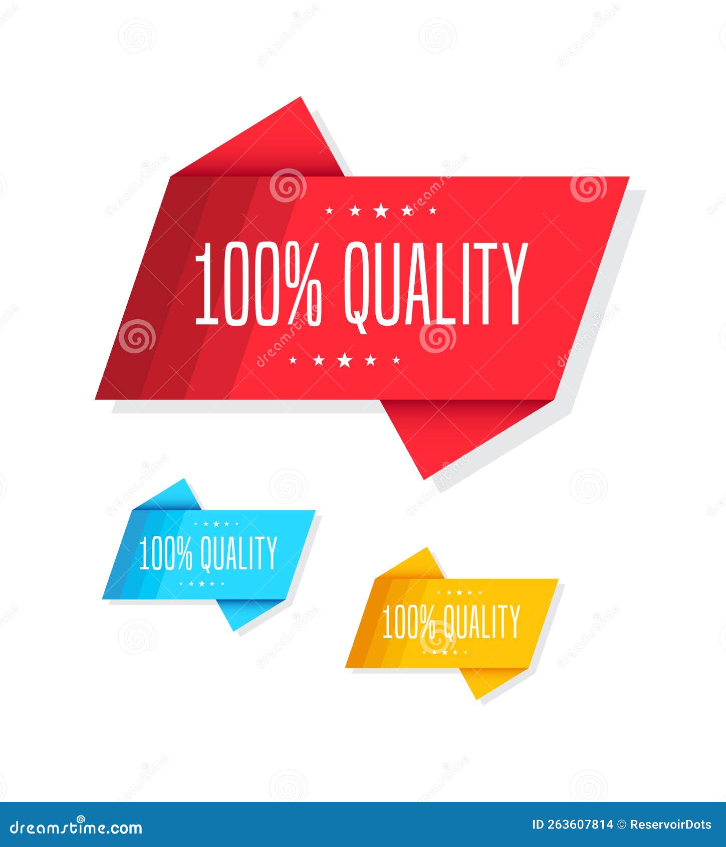 100 Quality Tags Set stock illustration. Illustration of shop - 263607814