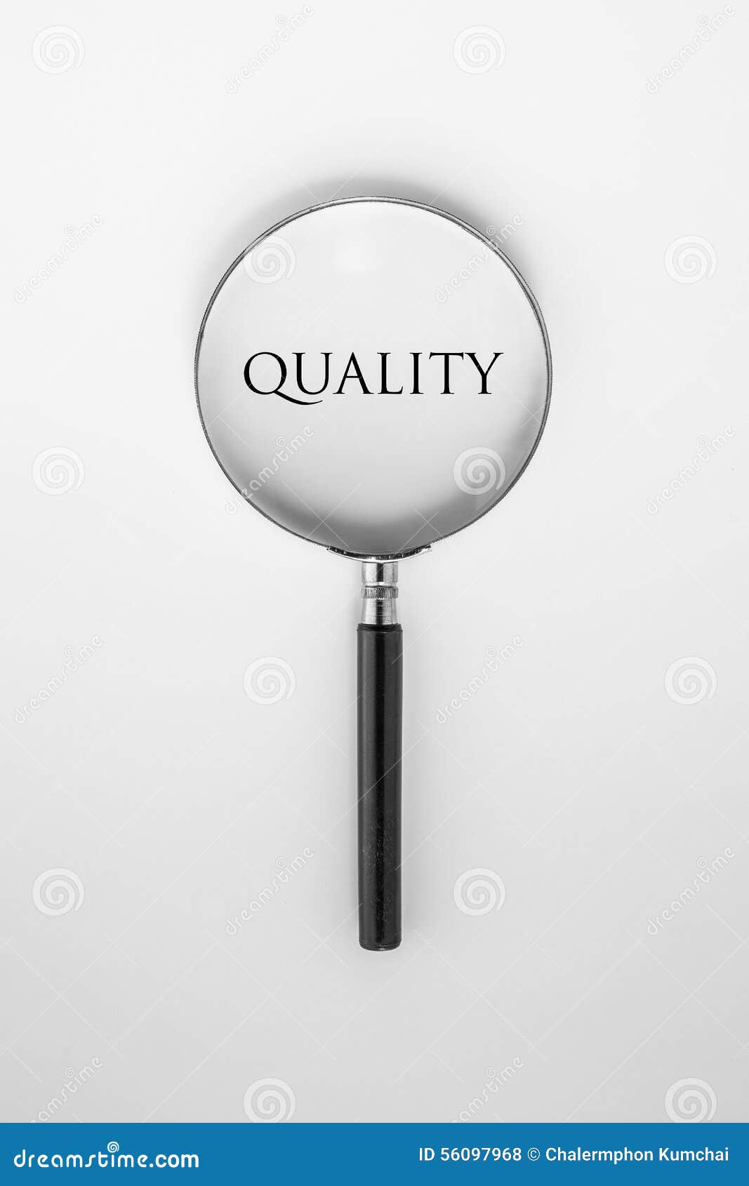 QUALITY Word on White Background Stock Illustration - Illustration of ...