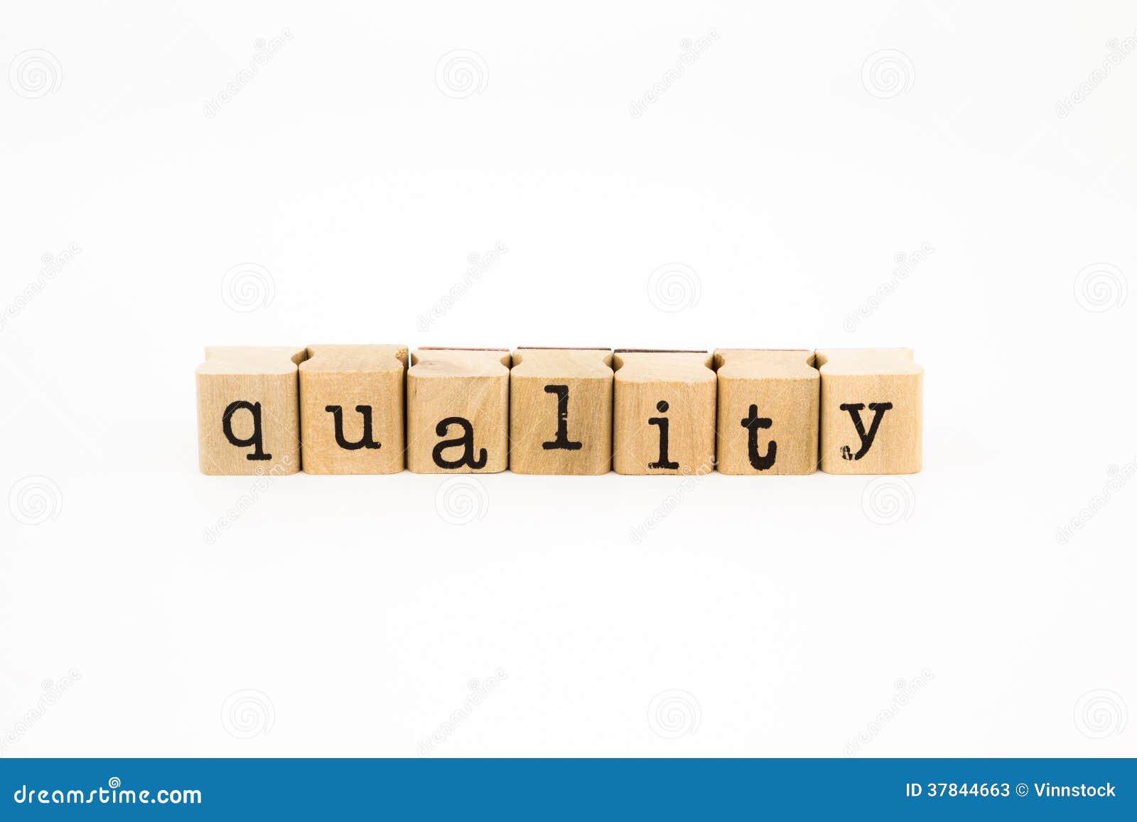 Quality Wording Isolate on White Background Stock Image - Image of text ...