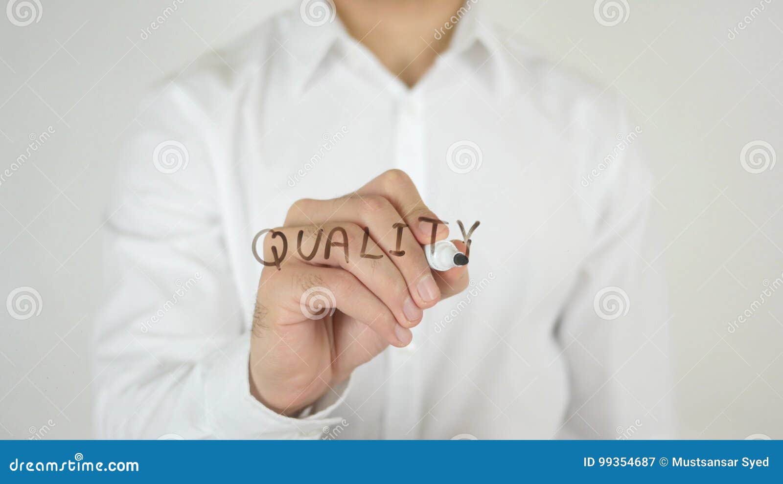 Quality Written With Work Tools Stock Photo | CartoonDealer.com #58886604
