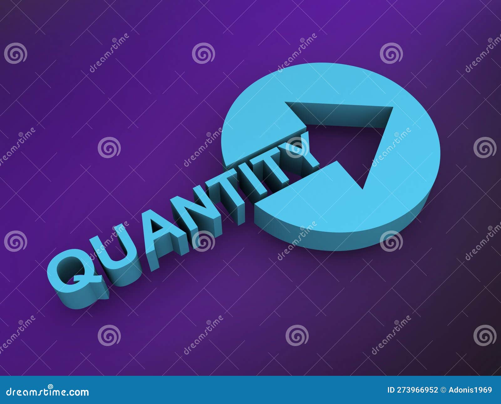 Quantity word on purple stock illustration. Illustration of decision ...