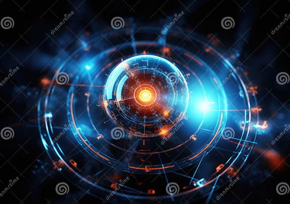 Quantum Abstract Technology Background Hardware Quantum Form Future ...