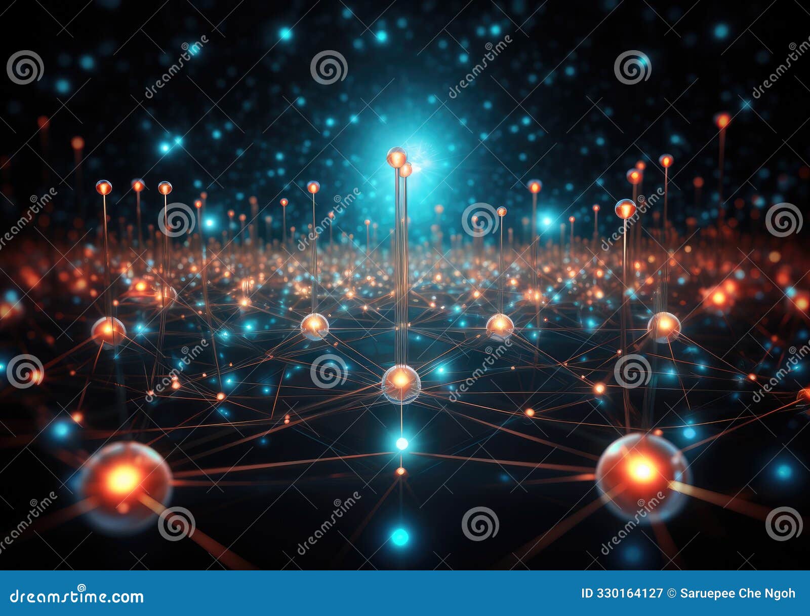 Quantum Abstract Technology Background Hardware Quantum Form Future ...