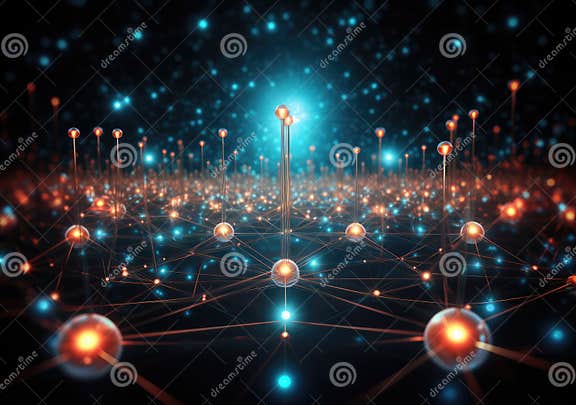 Quantum Abstract Technology Background Hardware Quantum Form Future ...