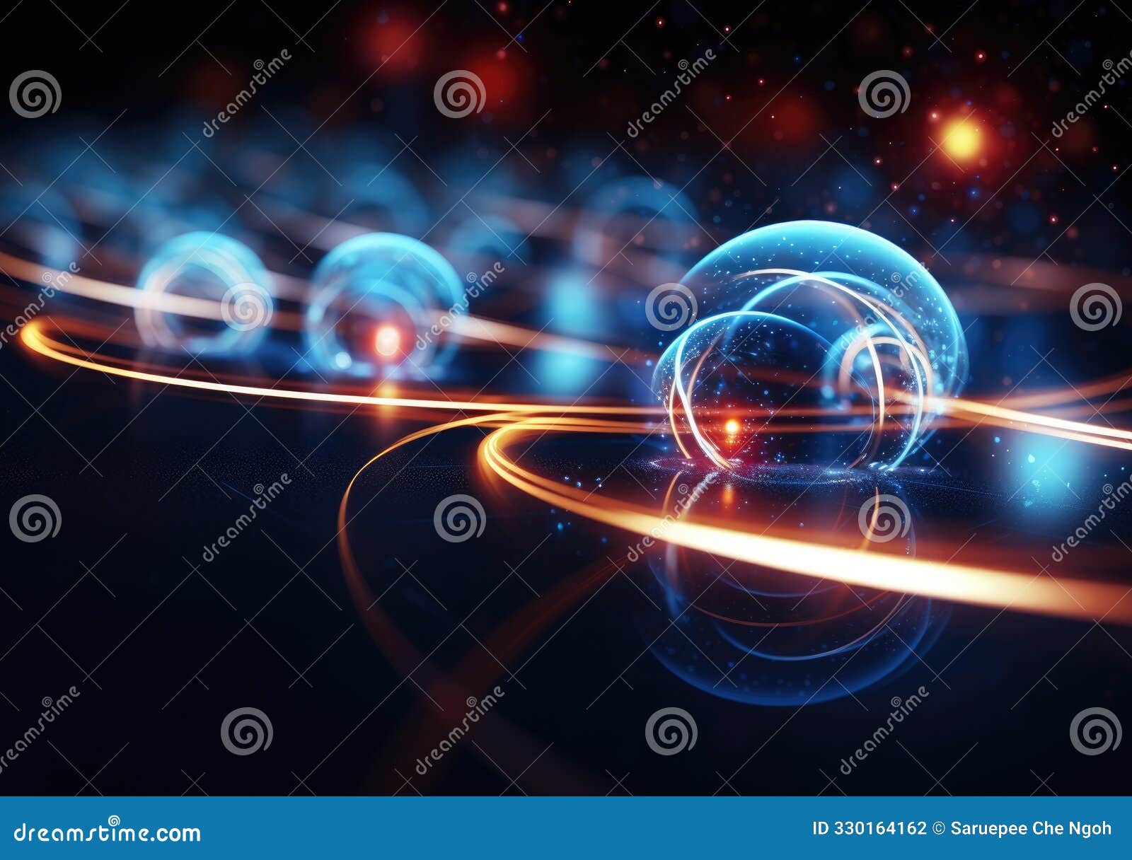 Quantum Abstract Technology Background Hardware Quantum Form Future ...