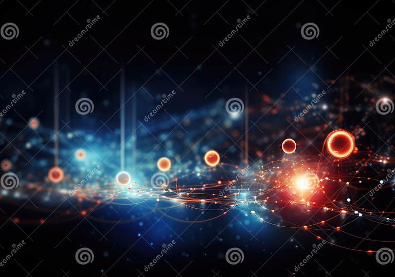 Quantum Abstract Technology Background Hardware Quantum Form Future ...