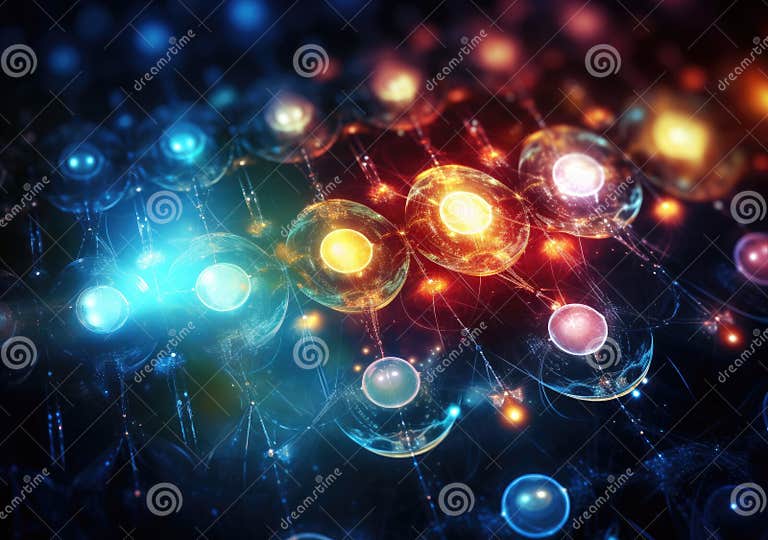 Quantum Abstract Technology Background Hardware Quantum Form Future ...