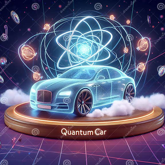 Quantum Car a Car that Uses Quantum Computing To Optimize Its Pe Stock ...