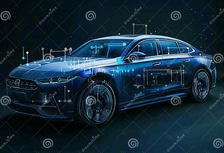 Quantum Car a Car that Uses Quantum Computing To Optimize Its Pe Stock ...