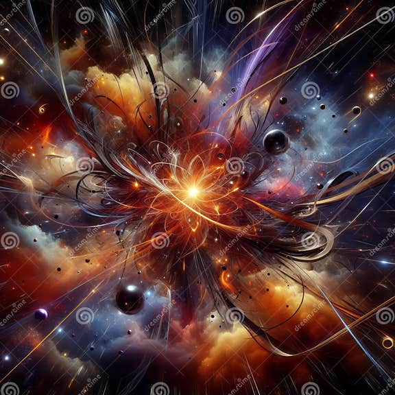 Quantum Chaos stock illustration. Illustration of relationship - 338977606