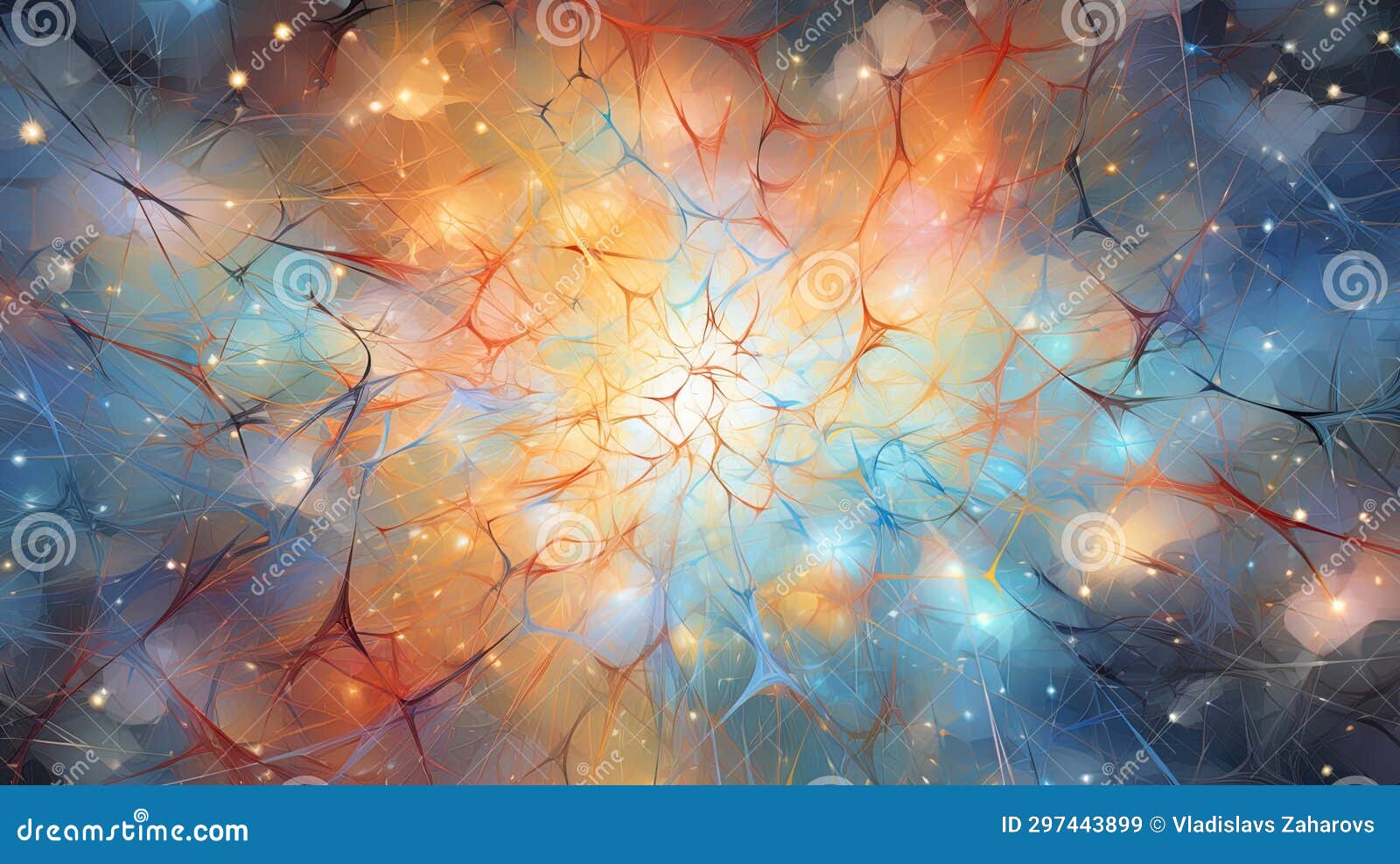 Quantum Chaos Representation: Background Melds Abstract Shapes, Colors ...