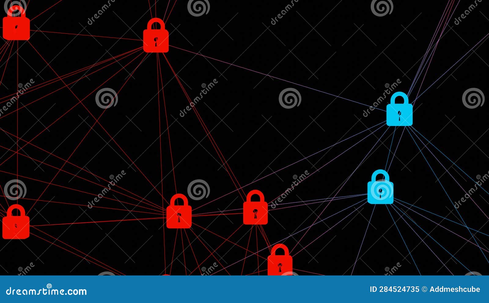Quantum Communication Cryptography and Internet Security Concept ...