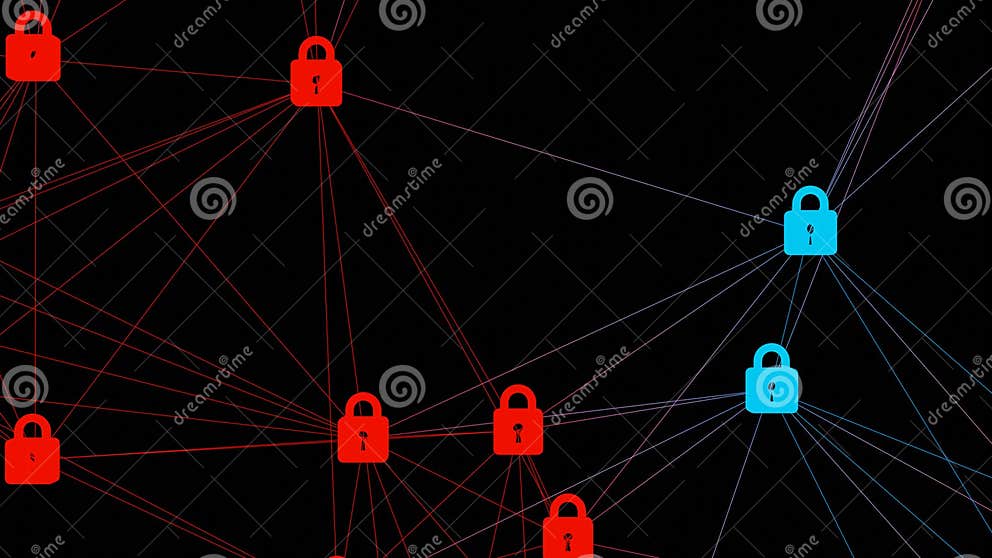 Quantum Communication Cryptography and Internet Security Concept ...