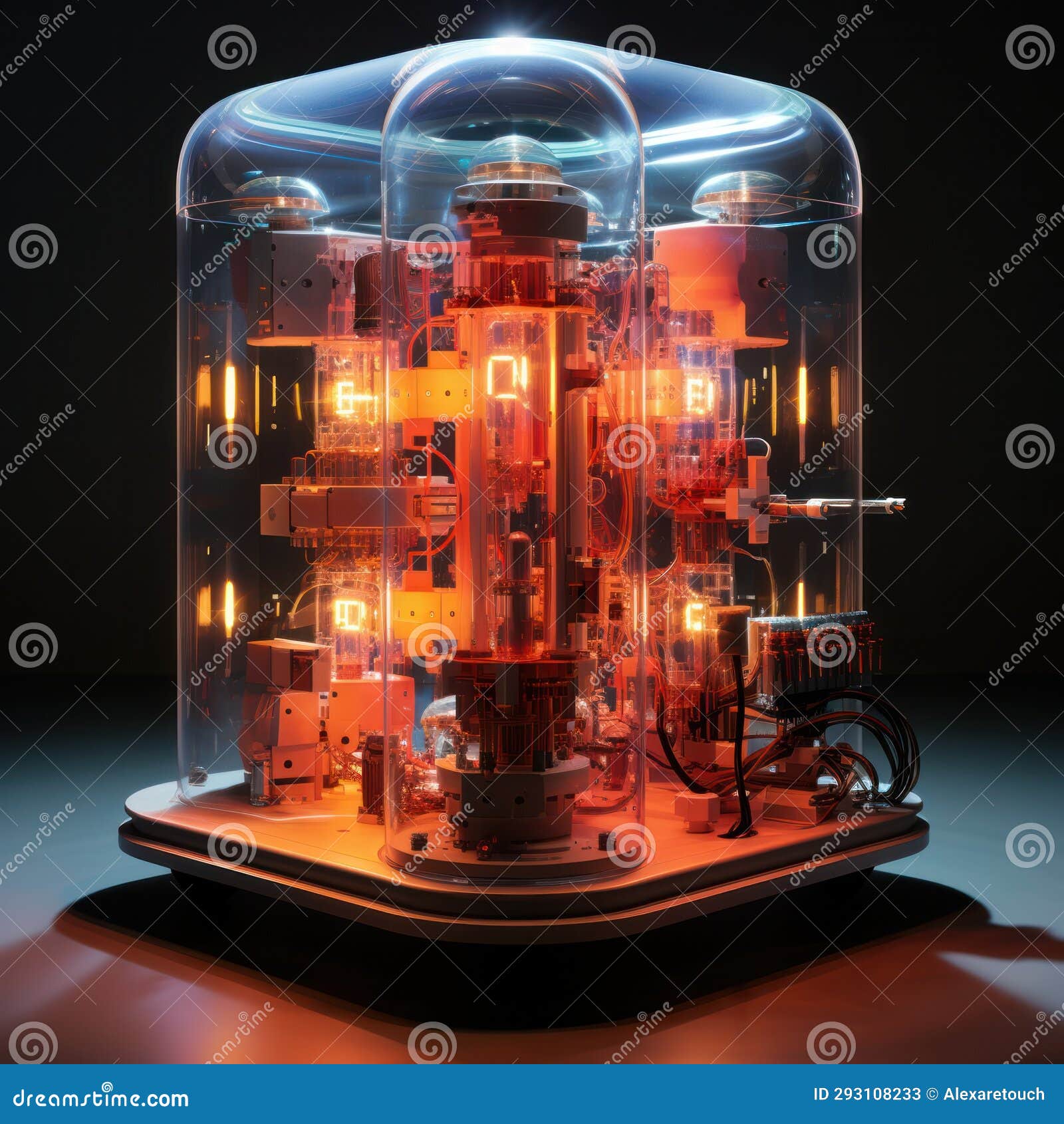 Quantum Computer. Abstract Quantum Computing Circuit with Futuristic ... Quantum Computer. Abstract Quantum Computing Circuit with Futuristic ...