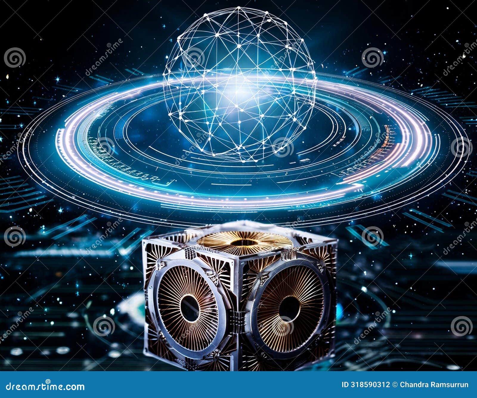 Quantum Computer Doing Complex Data Processing. Concept of Future ... Quantum Computer Doing Complex Data Processing. Concept of Future ...