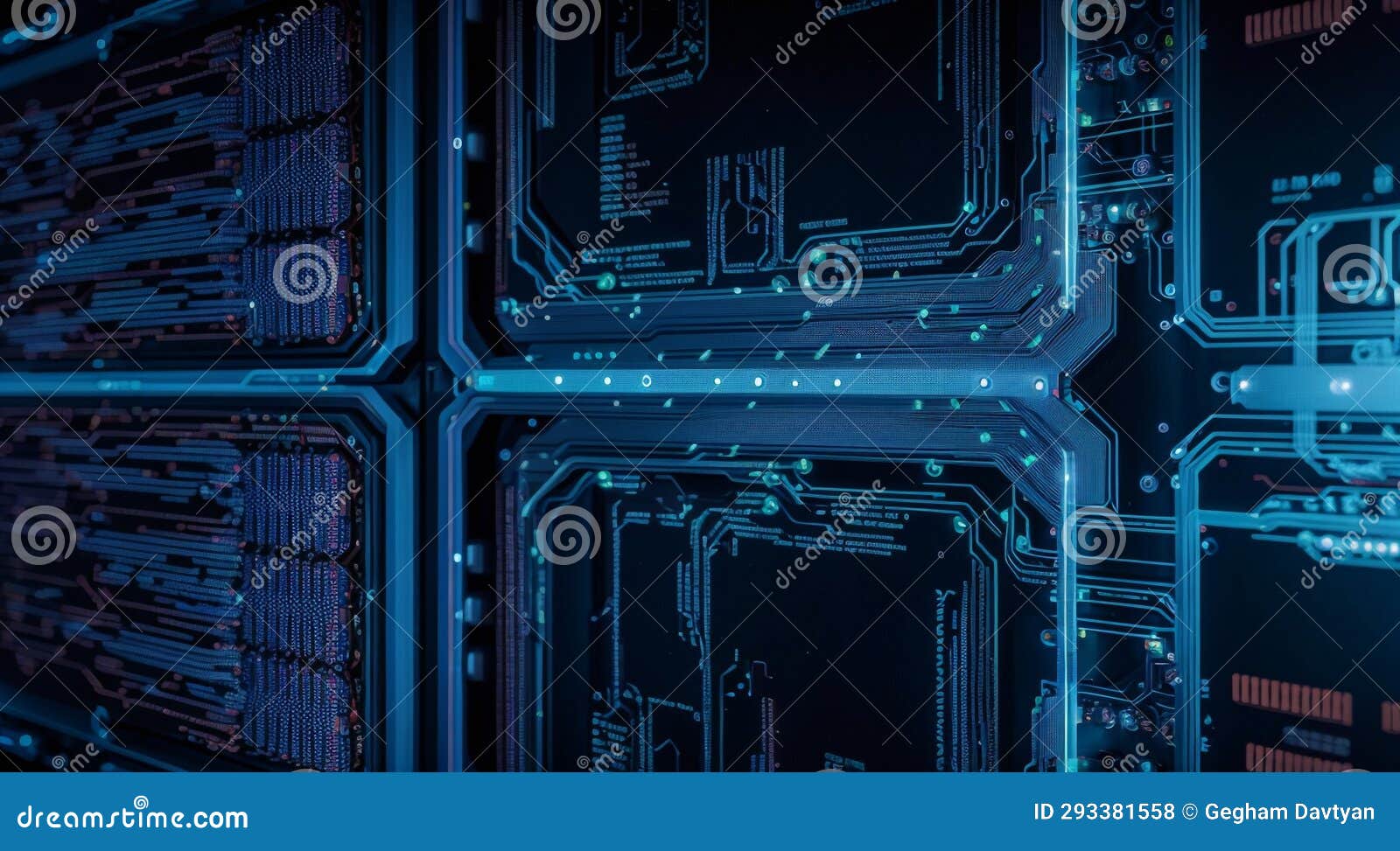 Inside Quantum PC. Quantum Computing, Circuit At Work - Superposition ...