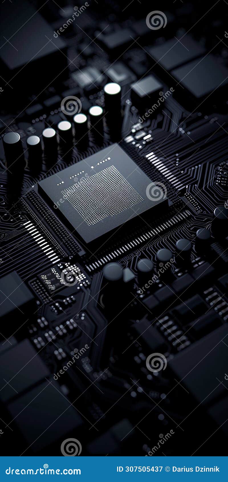 Quantum Computer, Computer Interior. Dark, Photorealistic, Wallpaper ...