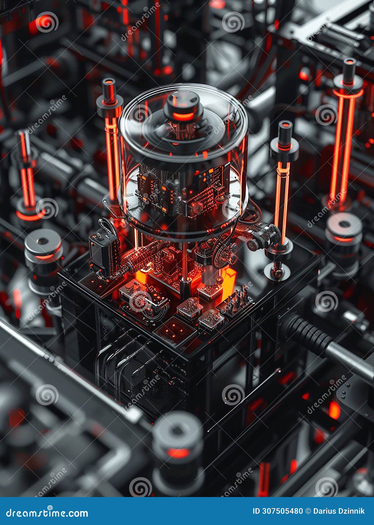 Quantum Computer, Computer Interior. Dark, Photorealistic, Wallpaper ...