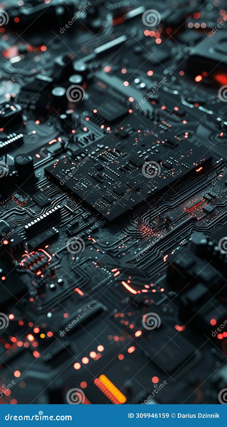 Quantum Computer, Computer Interior. Dark, Photorealistic, Wallpaper ...