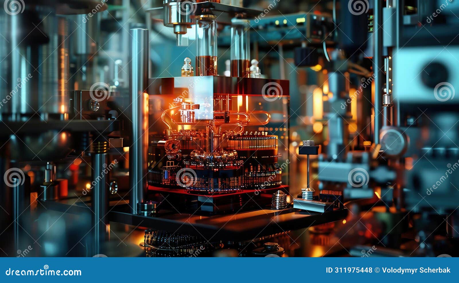 Quantum Computer in the Laboratory: Image of a Quantum Computer ...