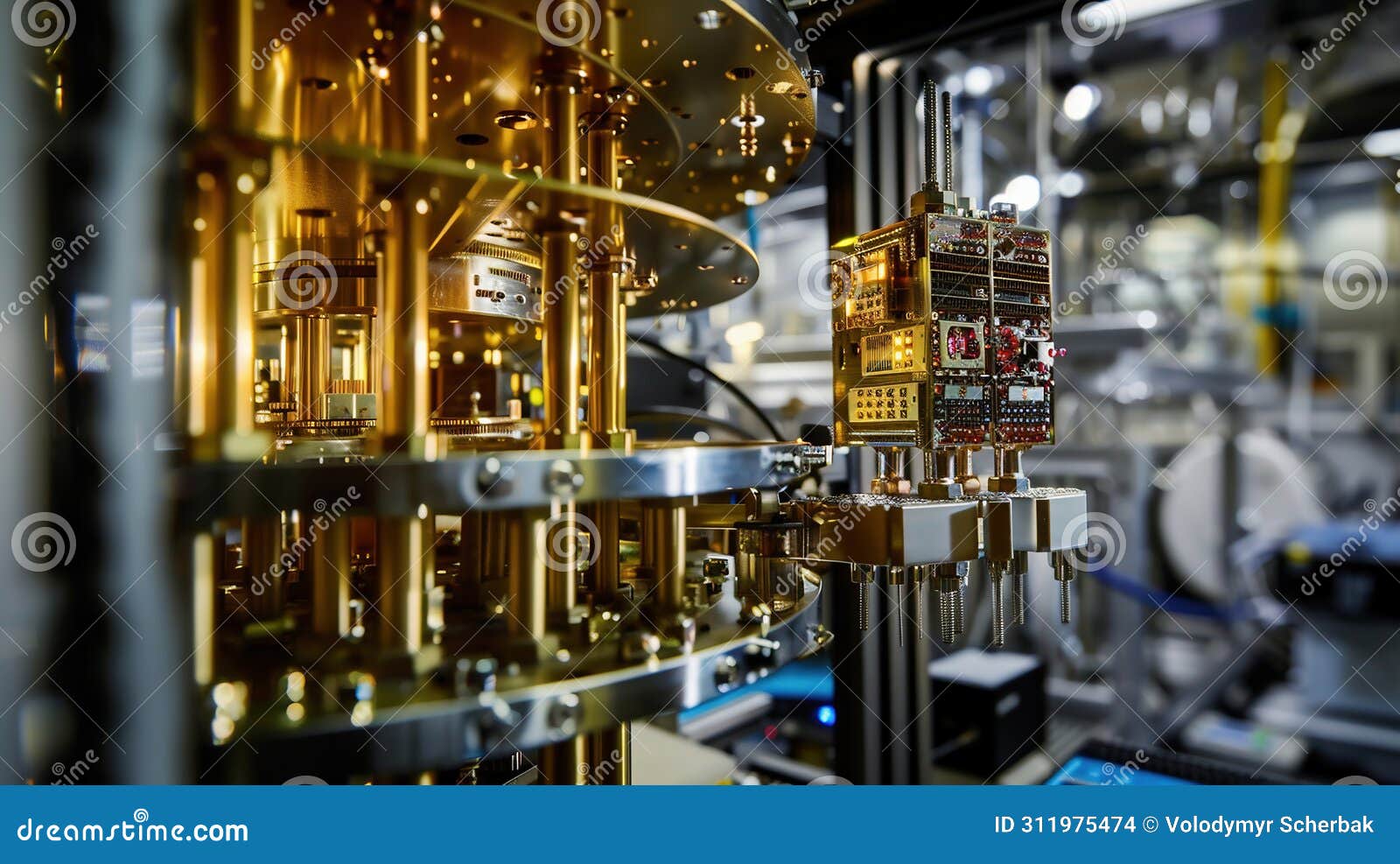 Quantum Computer in the Laboratory: Image of a Quantum Computer ...