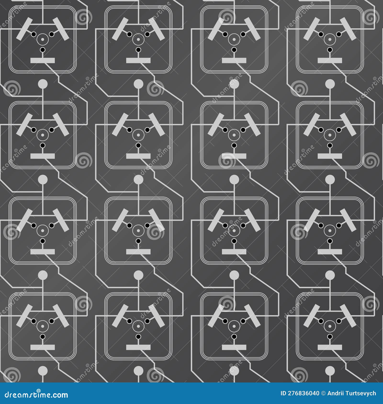 Quantum Computer PCB Wires, Seamless Pattern, Vector Quality - from 4x4 ...