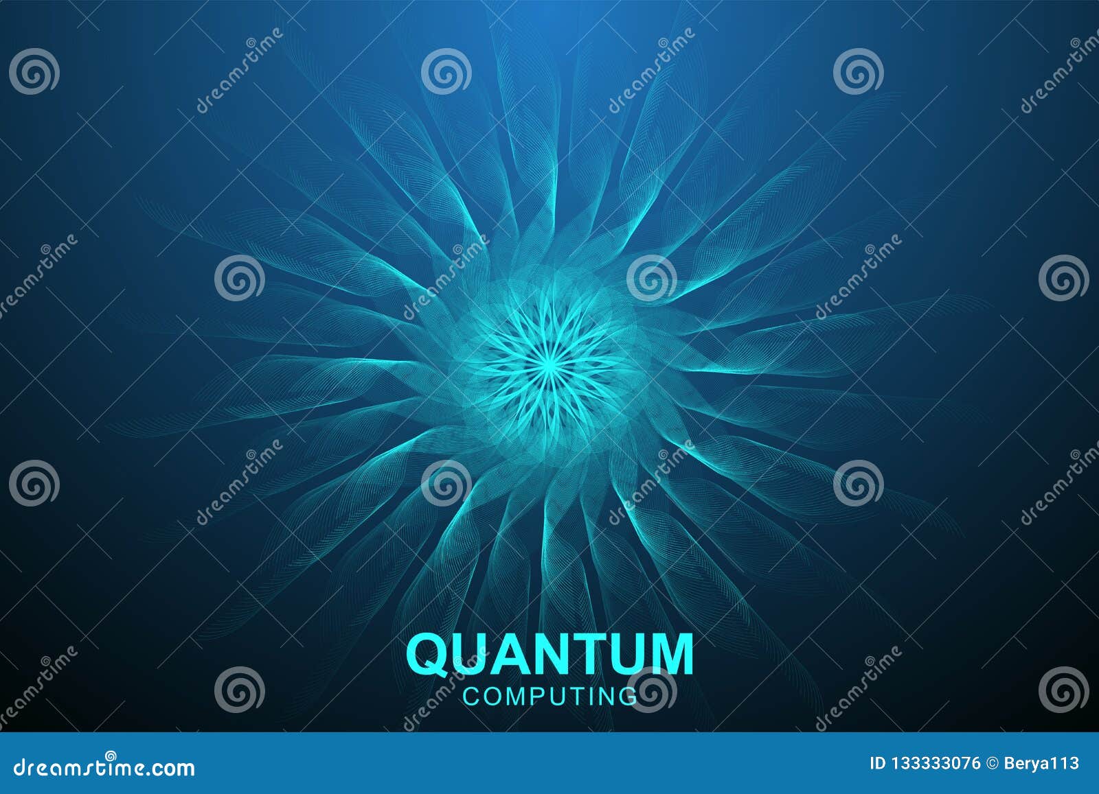 Quantum Computer Technology Concept. Deep Learning Artificial ... Quantum Computer Technology Concept. Deep Learning Artificial ...