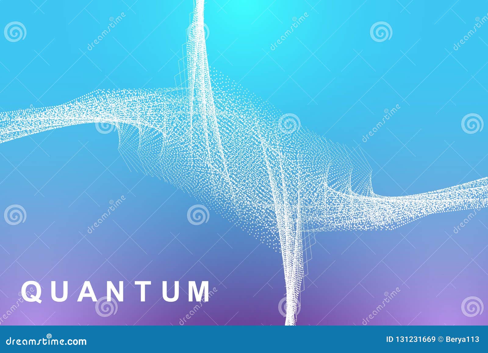 Quantum Computer Technology Concept. Deep Learning Artificial ...