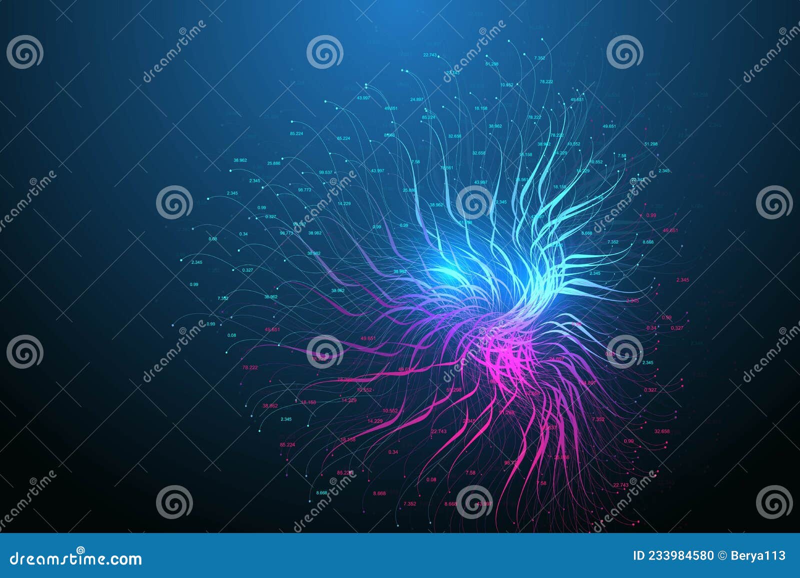 Quantum Computer Technology Concept. Deep Learning Artificial ...