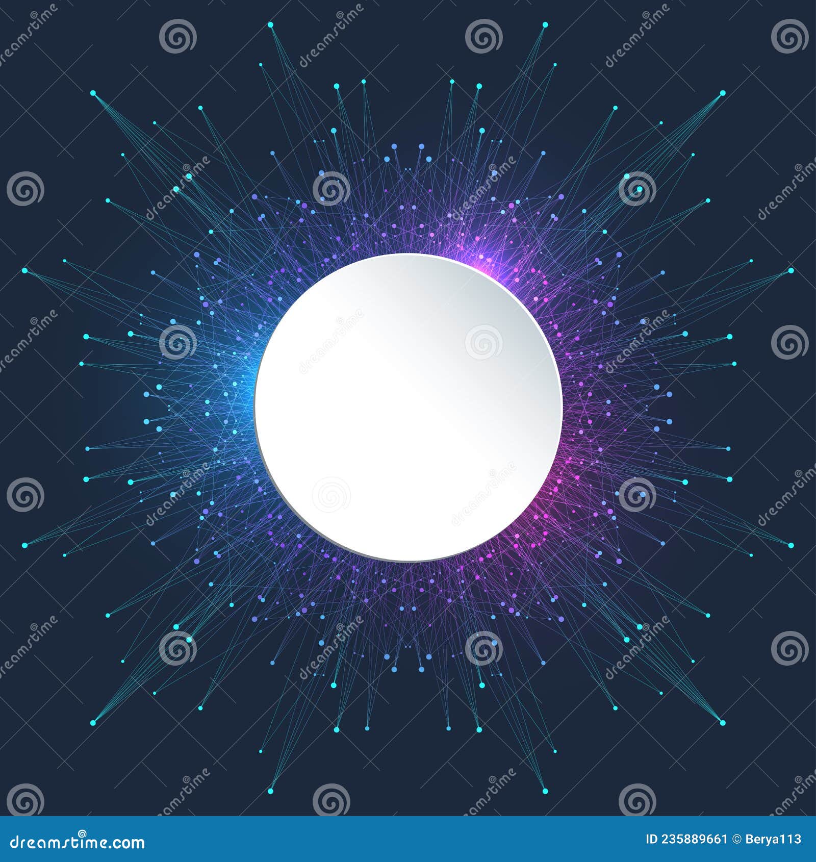 Quantum Computer Technology Concept. Deep Learning Artificial ...