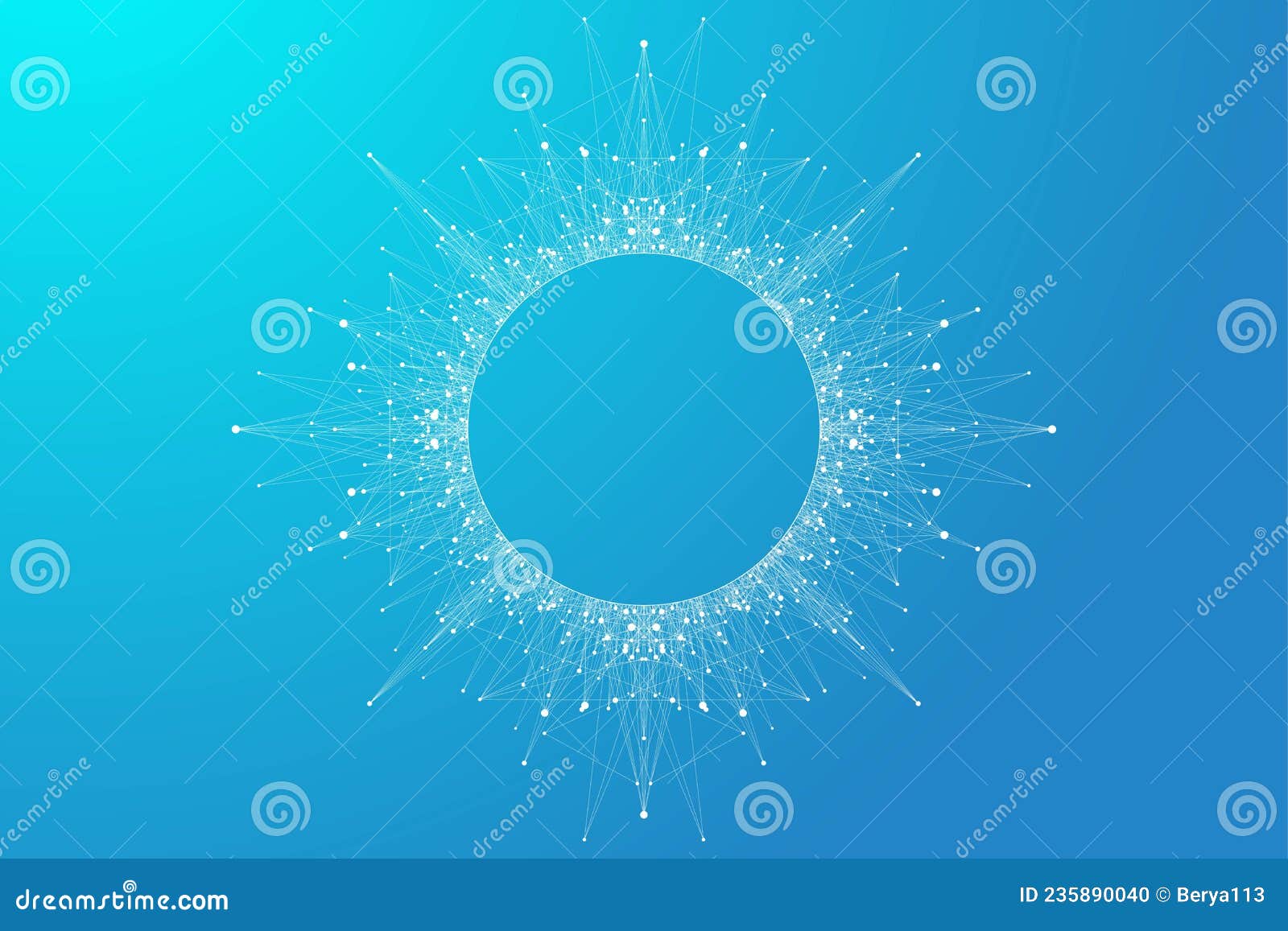 Quantum Computer Technology Concept. Deep Learning Artificial ...