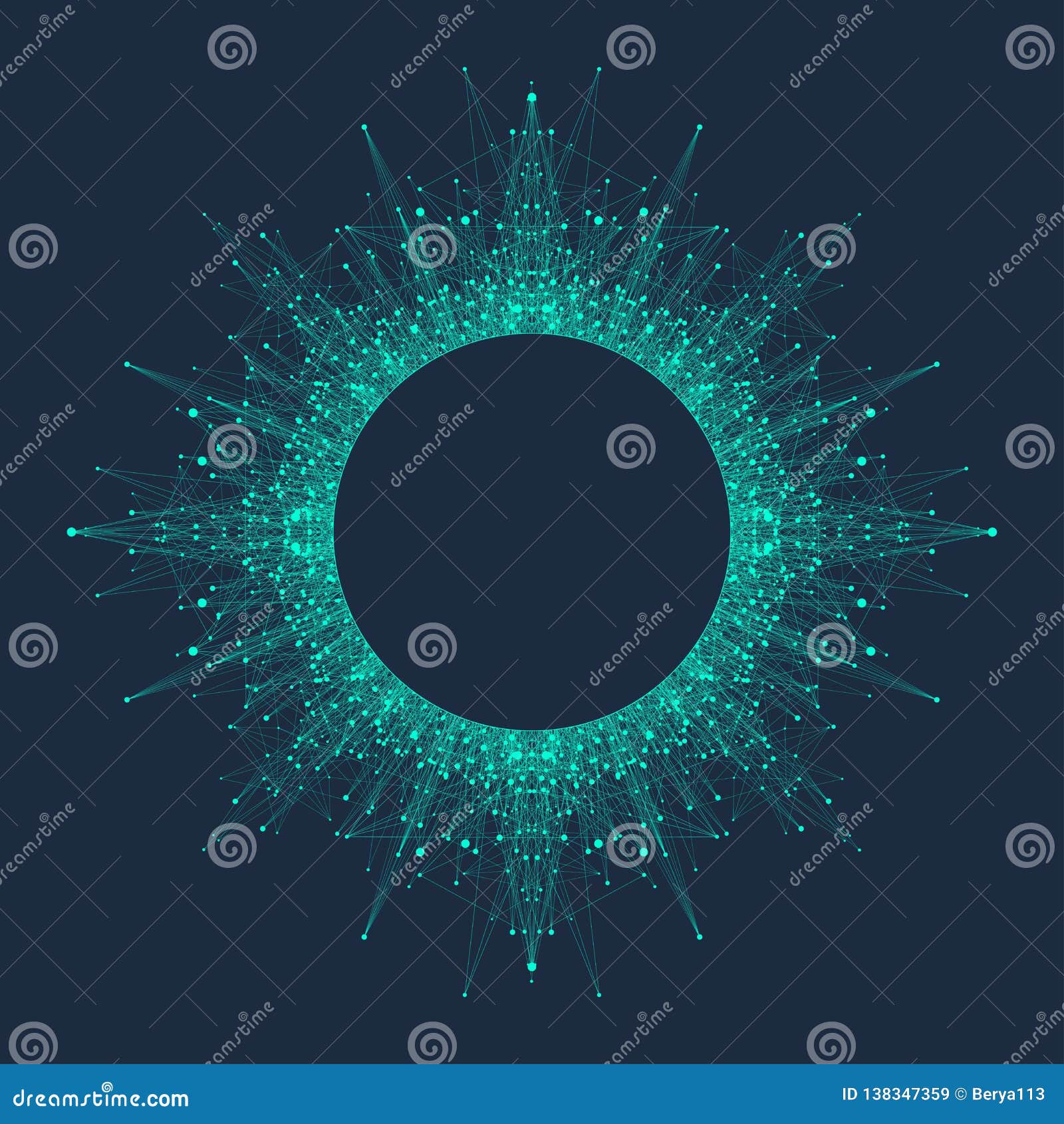 Quantum Computer Technology Concept. Deep Learning Artificial ...