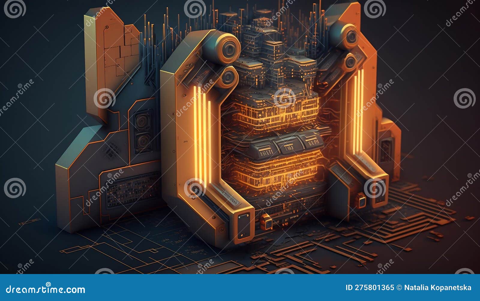 Quantum Computing Circuit with Abstract Futuristic Design. Stock ... Quantum Computing Circuit with Abstract Futuristic Design. Stock ...